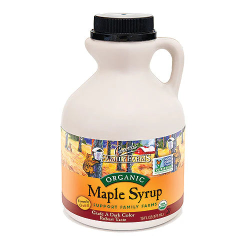 Grade A Dark Color Robust Taste Organic Maple Syrup, 16 oz. Jug ...