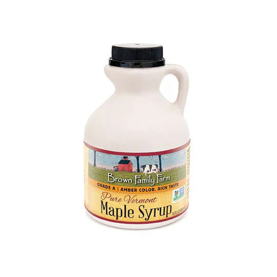 Grade A Dark Color Robust Taste Vermont Maple Syrup, 16 oz. Jug ...