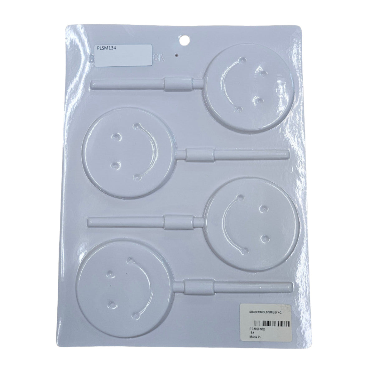 Smiley Face Plastic Sucker Mold — Bascom Maple Farms Inc