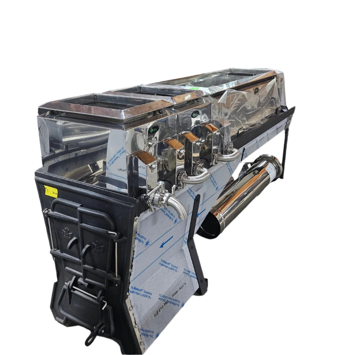 20"x84" CDL Evaporator Drop Flues and Two Cross Flow Syrup Pans, New — BascomMaple.com