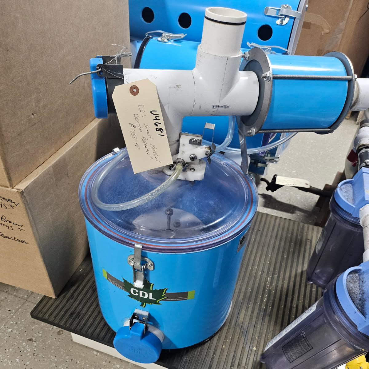 Used CDL Small Vertical Vacuum Releaser — BascomMaple.com
