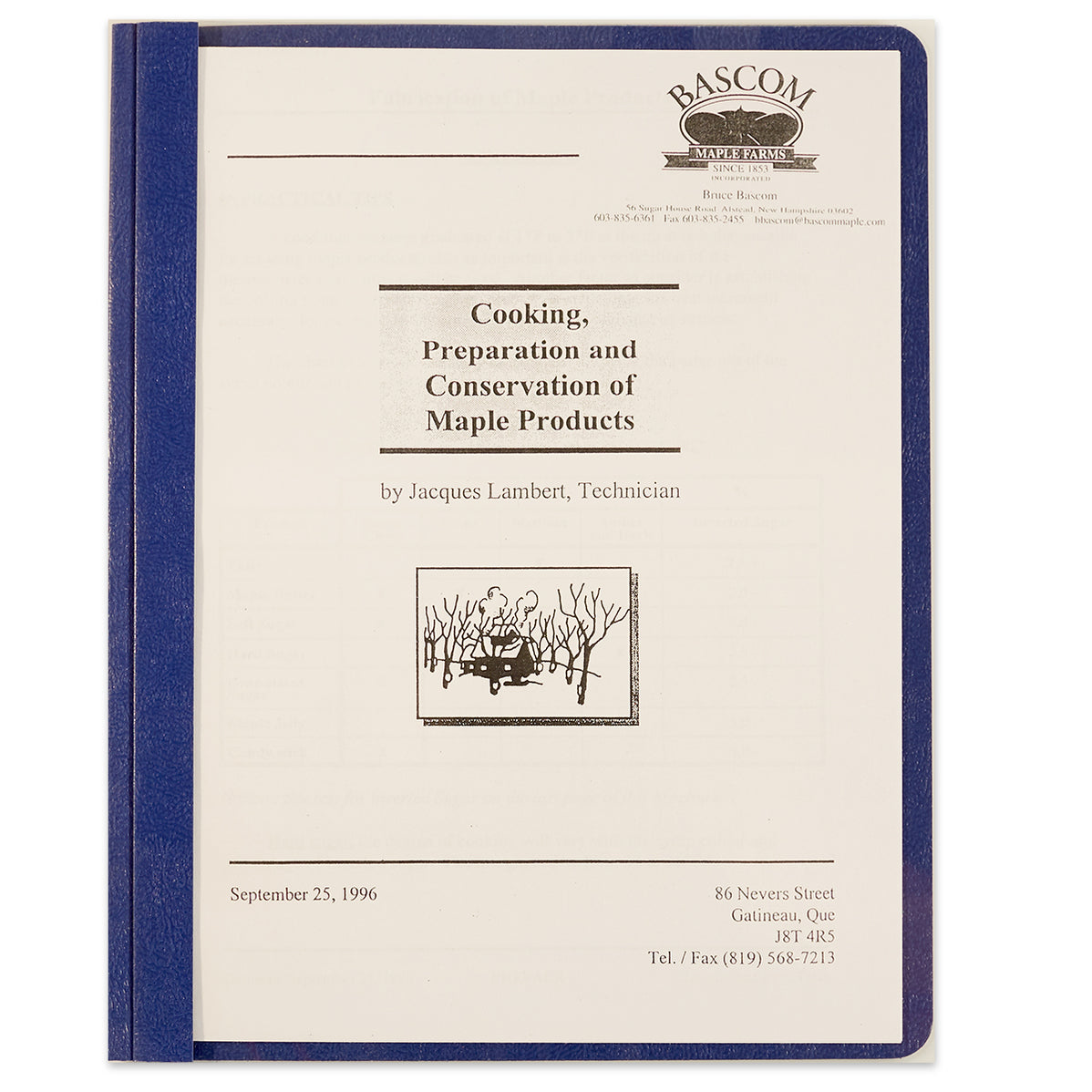 Books & Cookbooks — Bascom Maple Farms Inc